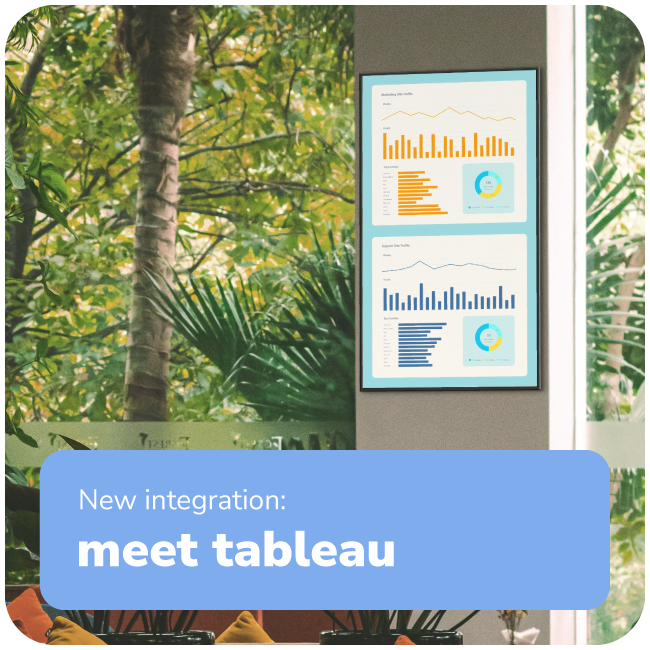 meet the tableau integration